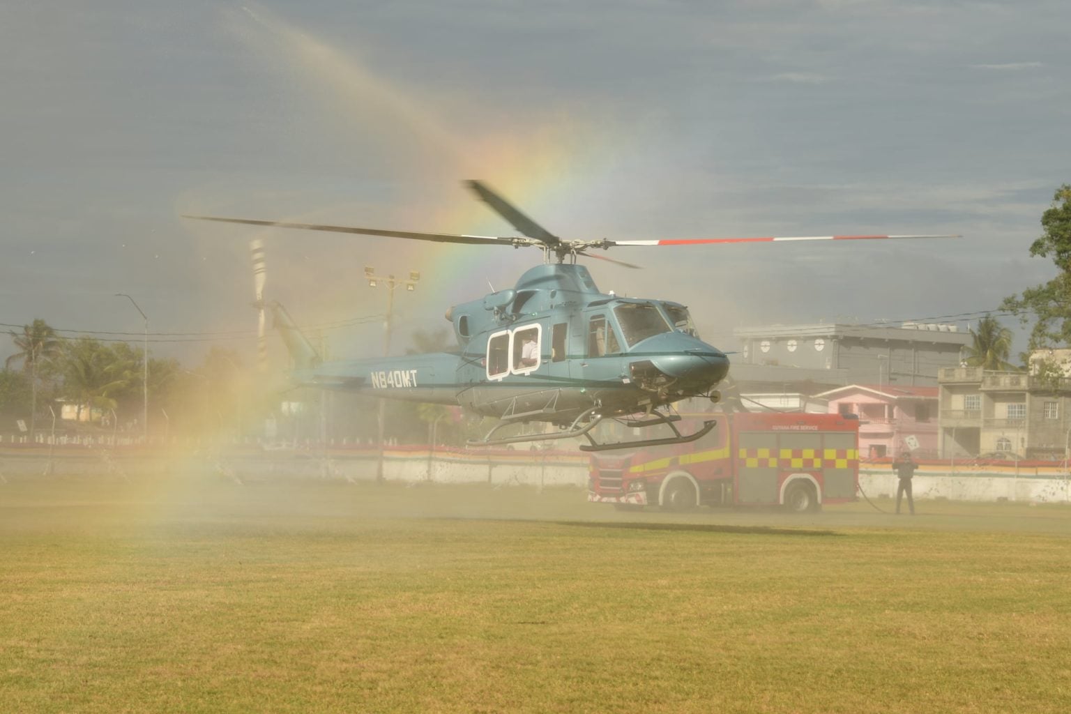 Guyana recibe helicóptero Bell 412 para mejorar seguridad aérea ...